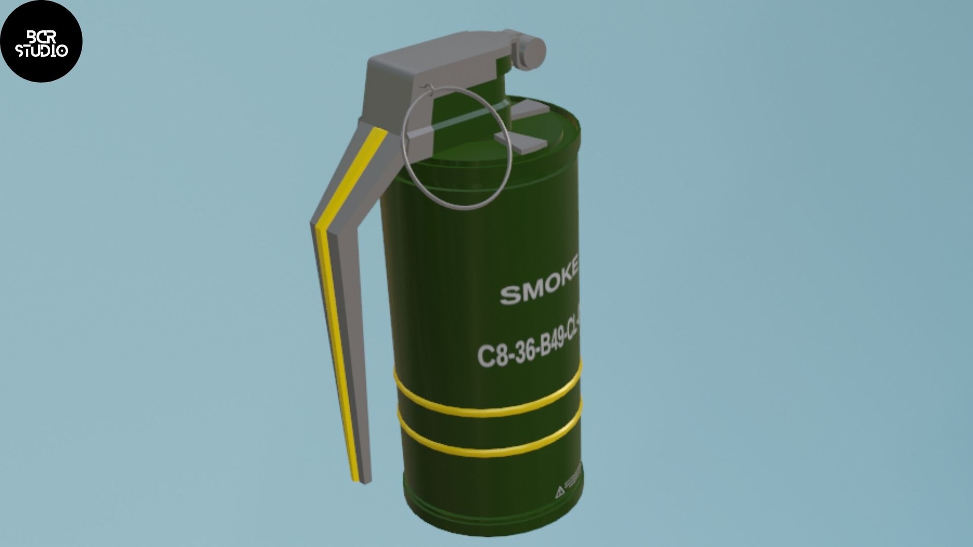 3D Smoke Bomb model - TurboSquid 2112071