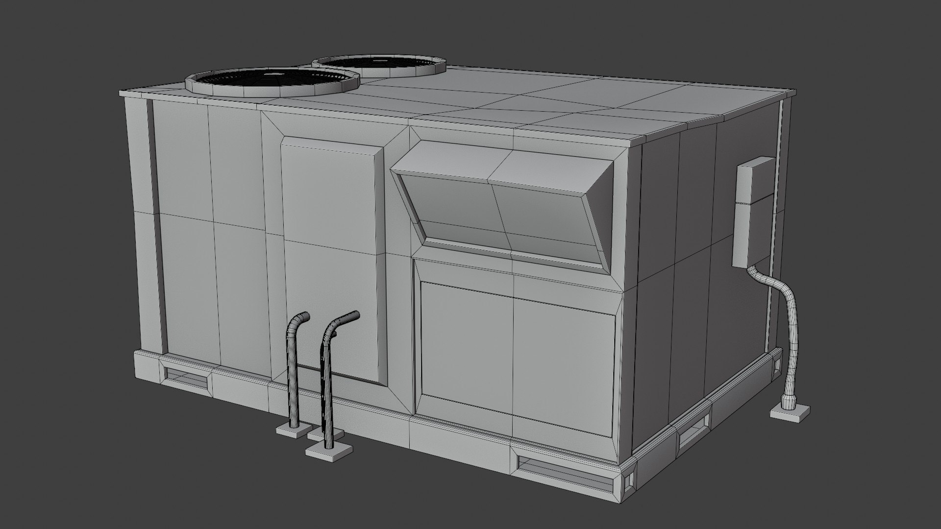 Ac Rooftop 3D Model - TurboSquid 2041364