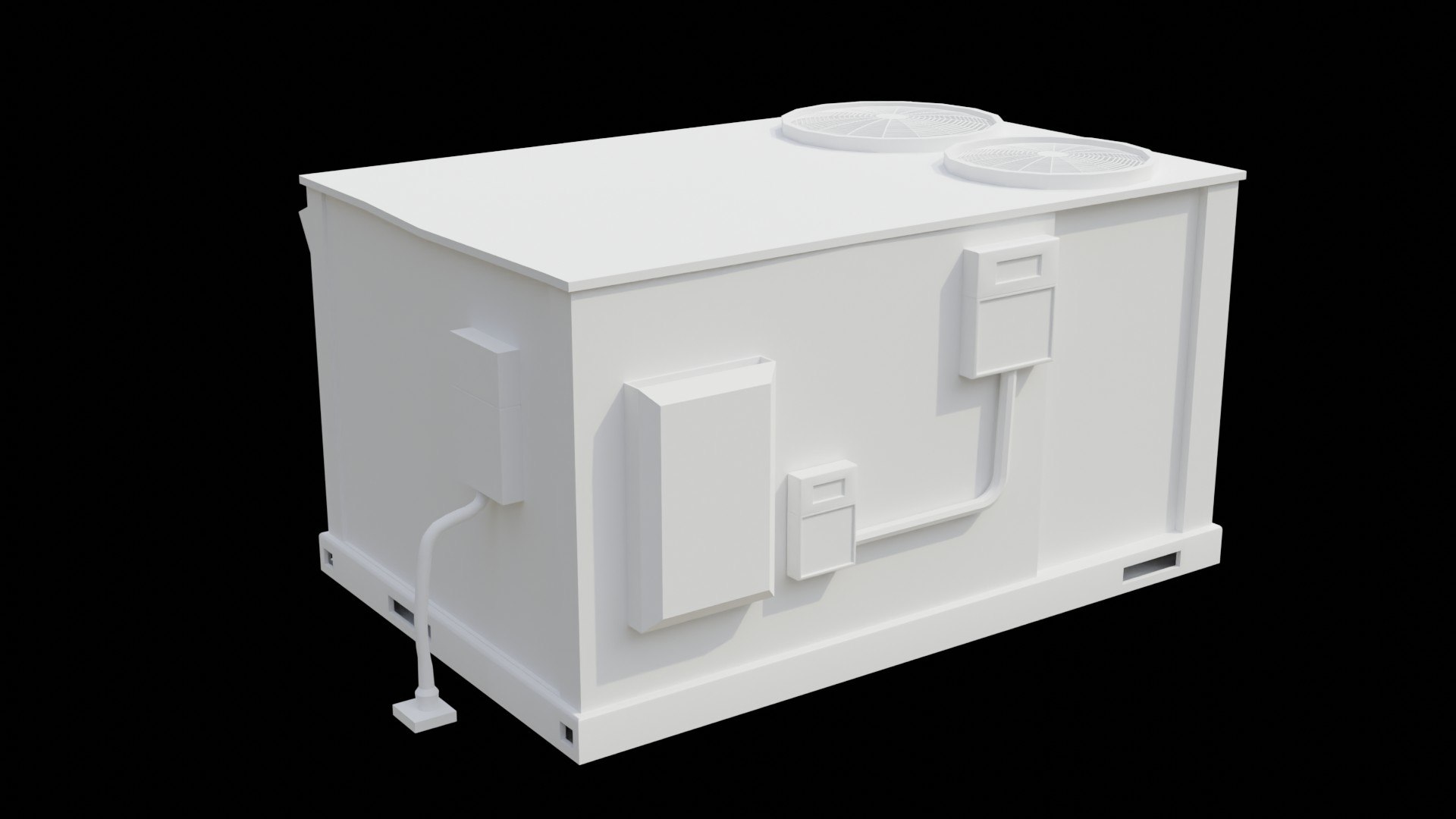 Ac Rooftop 3D Model - TurboSquid 2041364