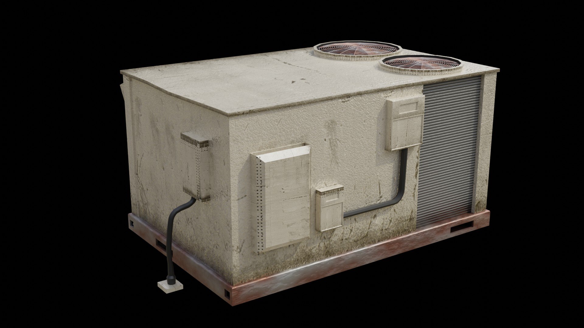 Ac Rooftop 3D Model - TurboSquid 2041364