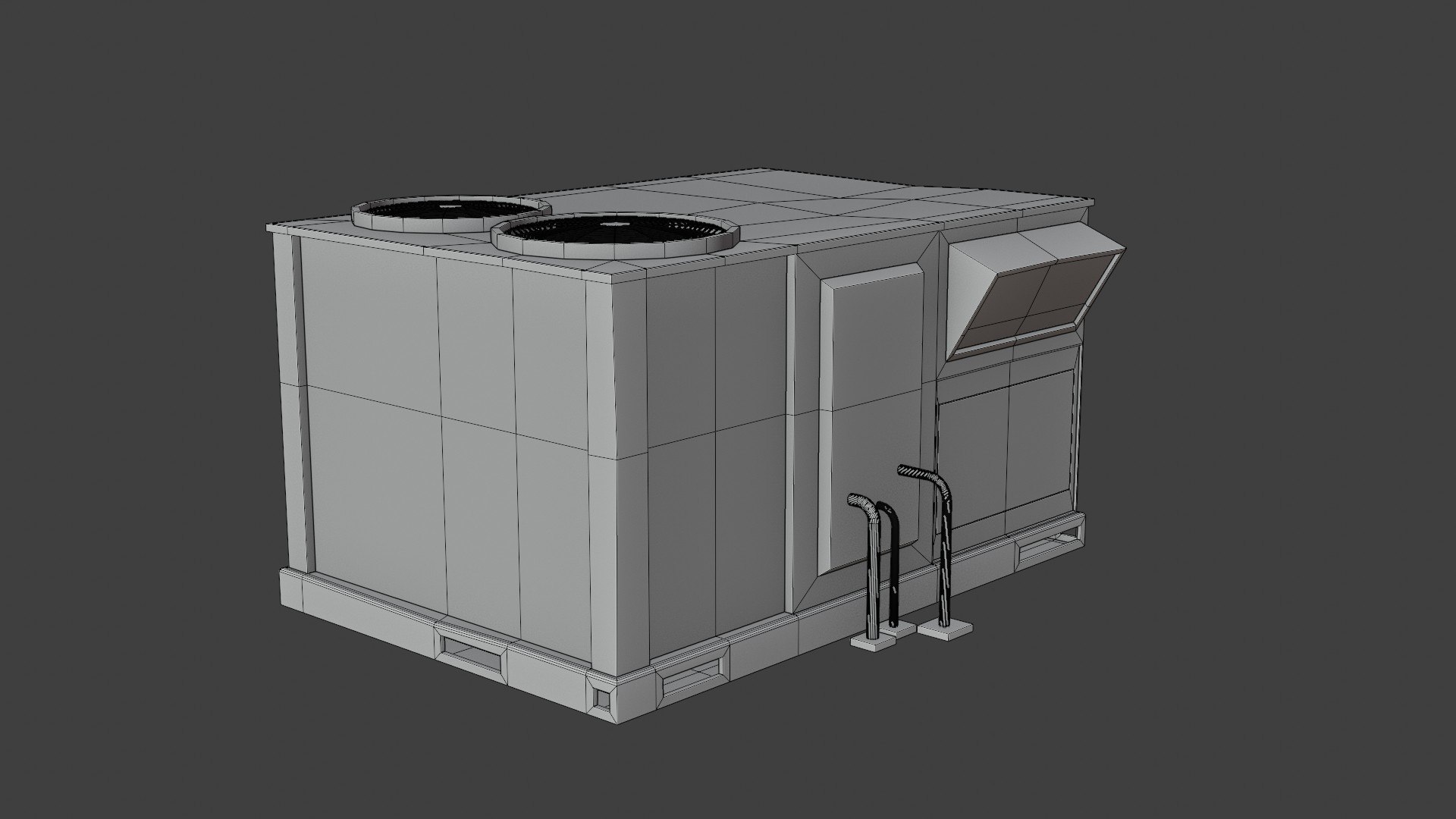 Ac Rooftop 3D Model - TurboSquid 2041364