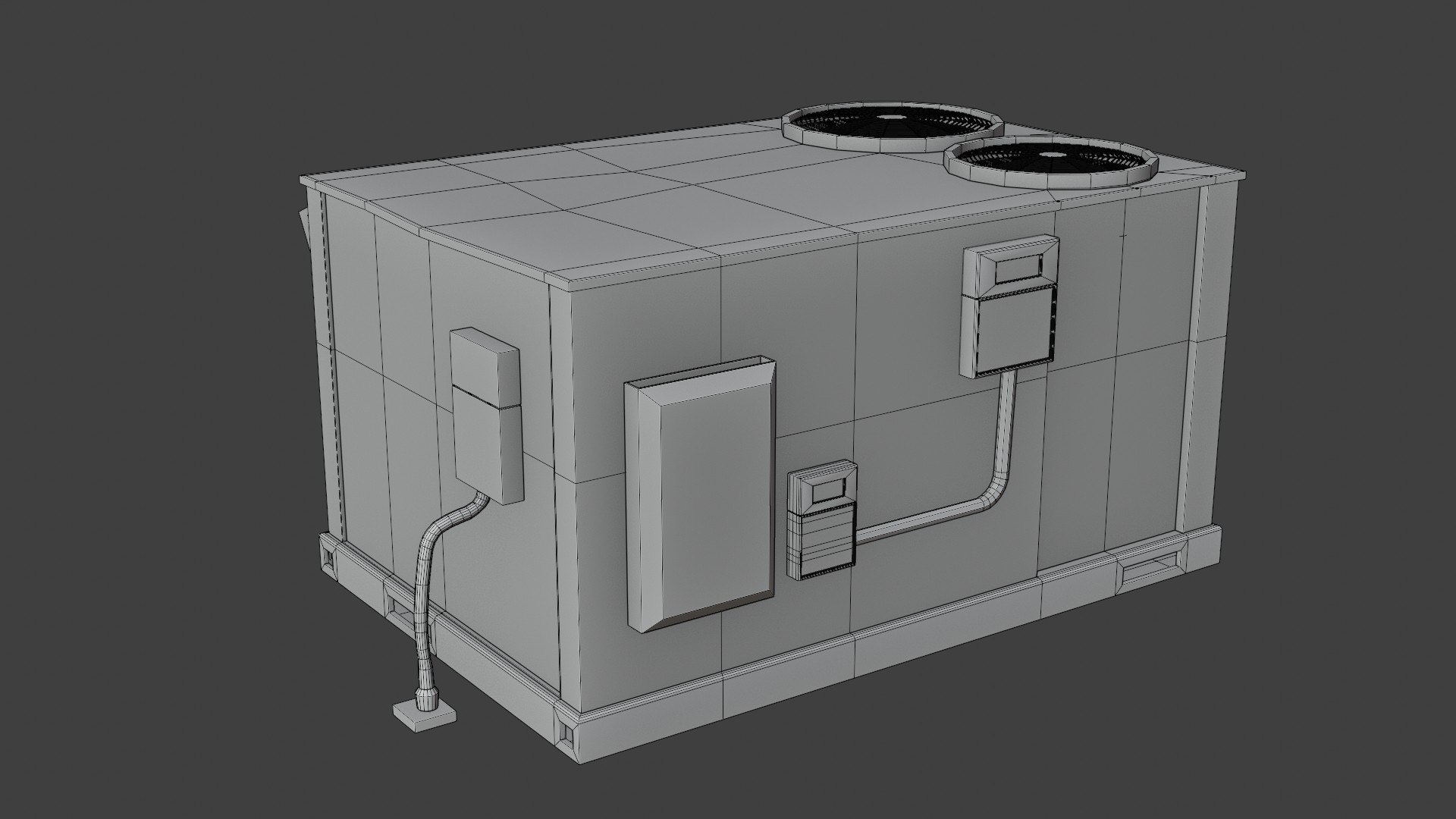 Ac Rooftop 3D Model - TurboSquid 2041364