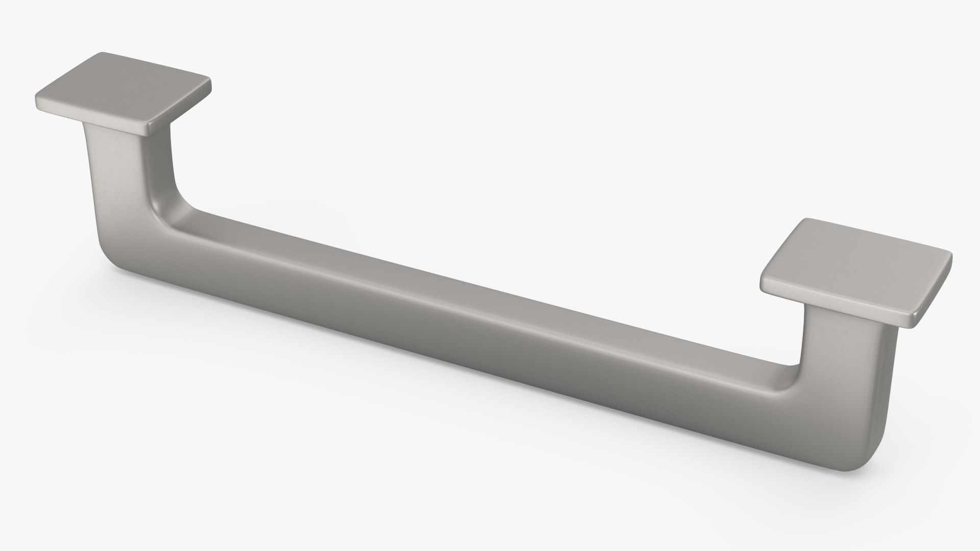 3D Kitchen Cabinet Handle Footed Silver Model - TurboSquid 2225841