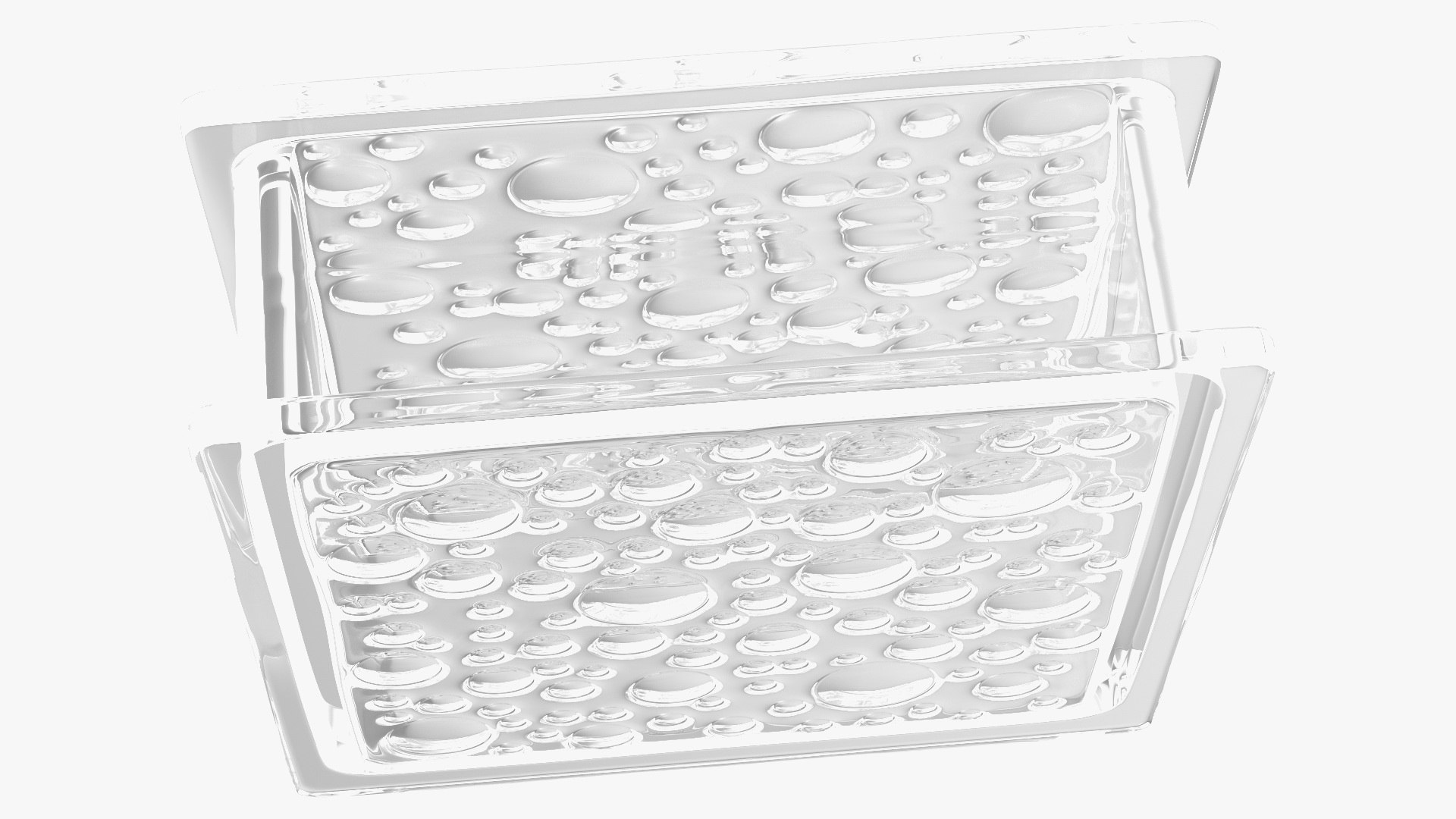 3D Clear Bubbles Glass Block Model - TurboSquid 1830834