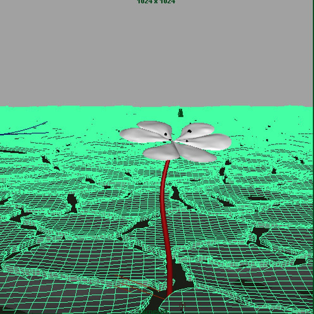 desert clover 3d model