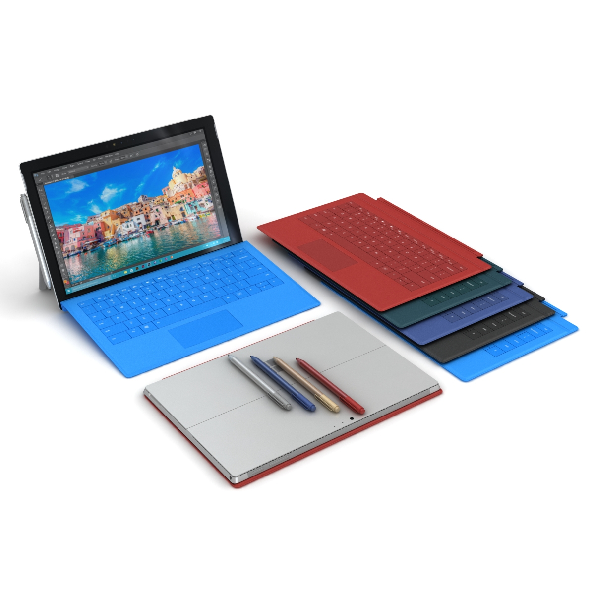 microsoft surface pro 4 3d 3ds