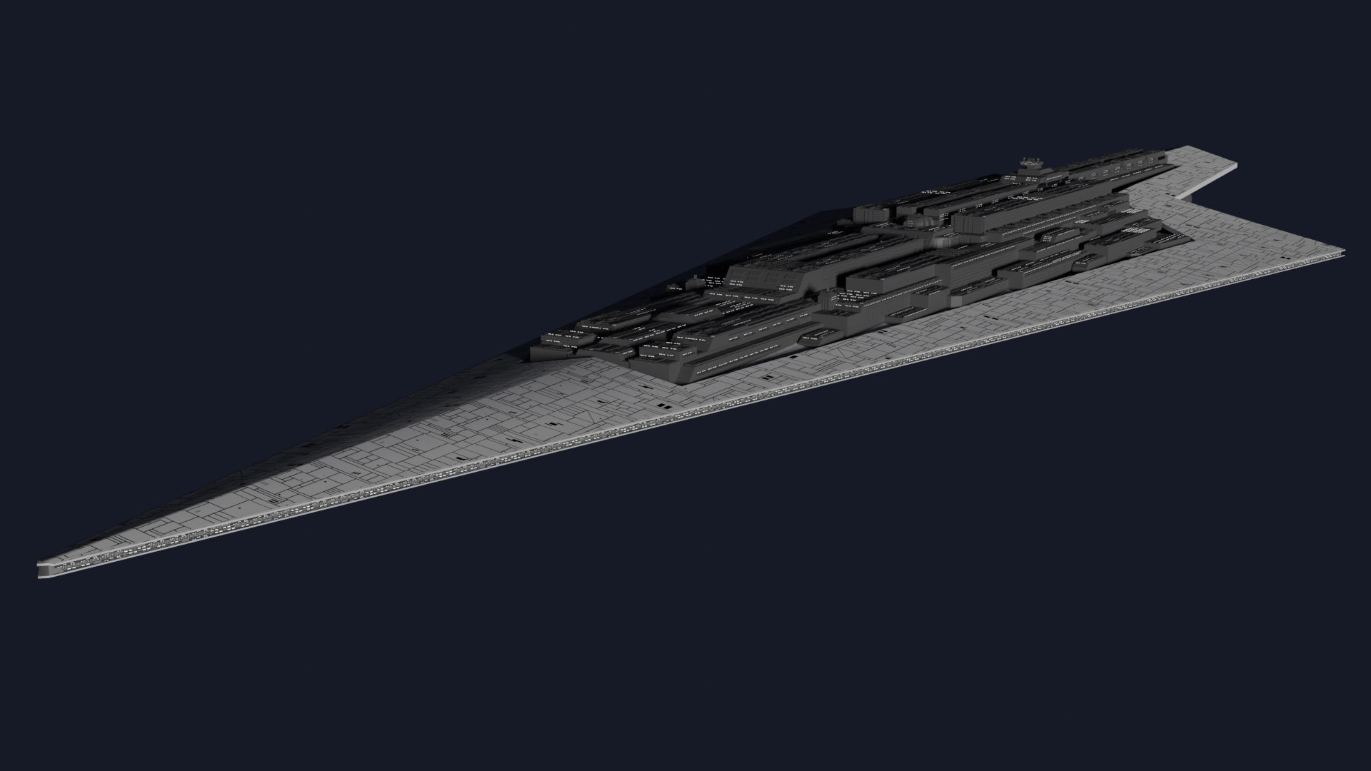 Super Star Destroyer Modelo 3D - TurboSquid 1969867