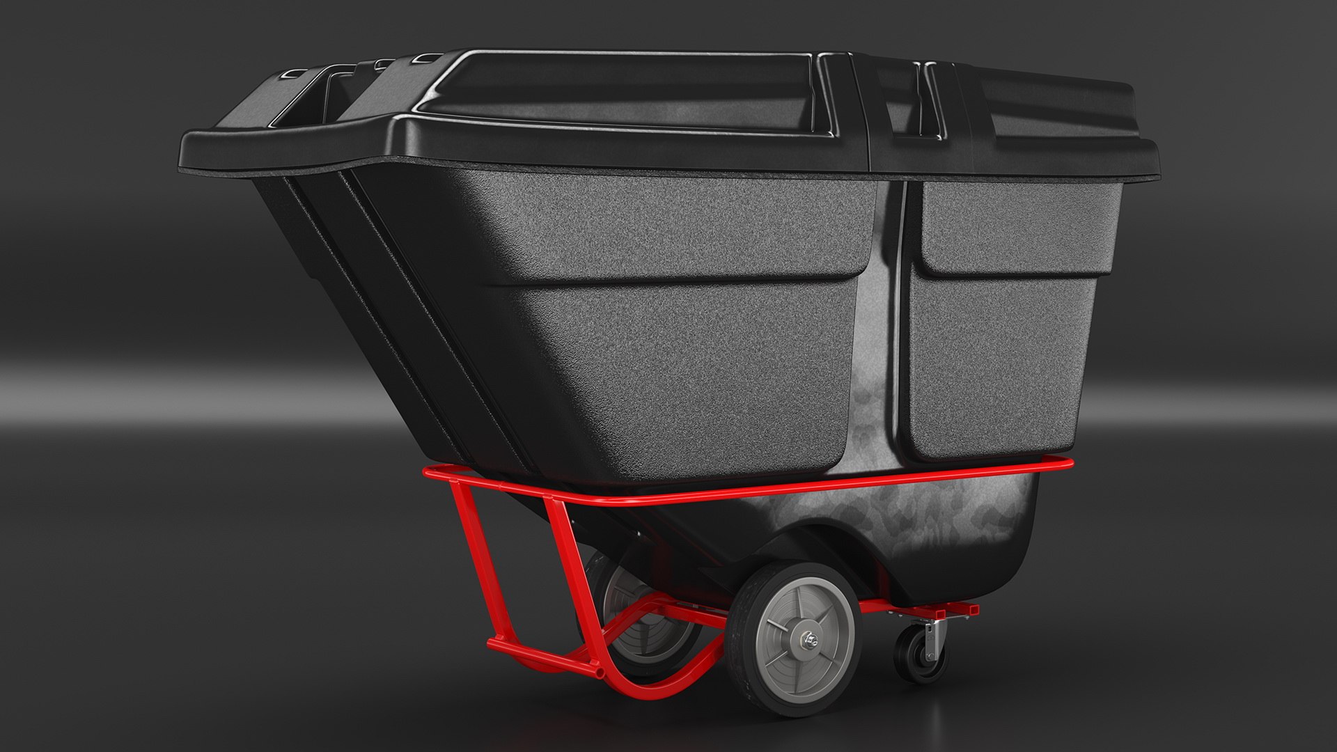 Industrial Uline Tilt Truck Black 3D model - TurboSquid 2068868