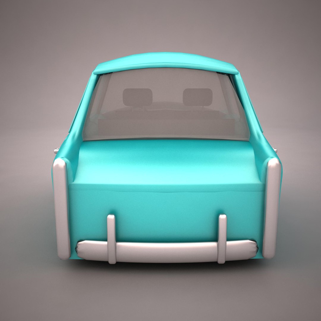 3D antique cartoon car model - TurboSquid 1336967