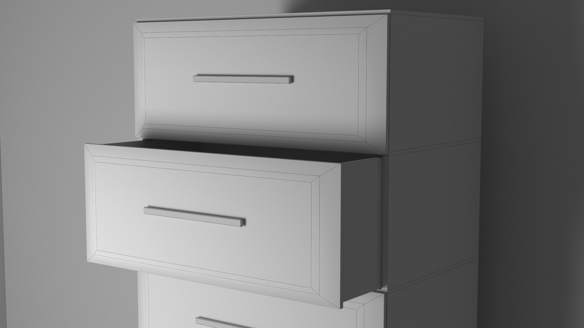 3D Dresser - TurboSquid 1964396