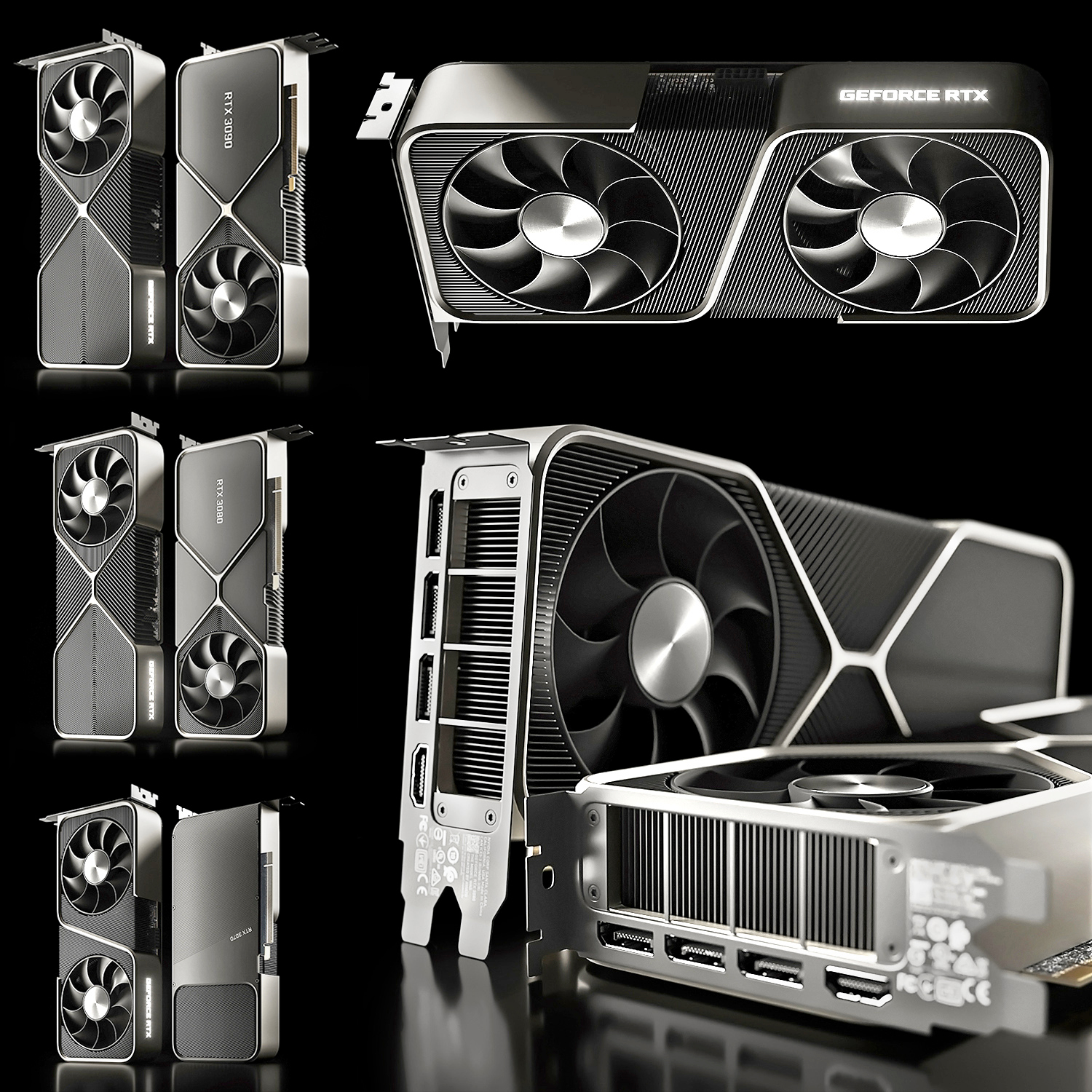 3D Nvidia Geforce RTX 30 Series model - TurboSquid 1827721