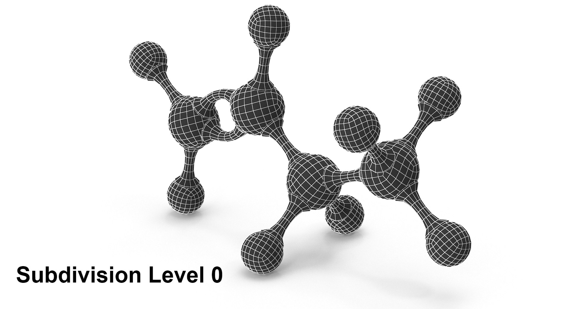 3D Butene Molecular Model - TurboSquid 1278504