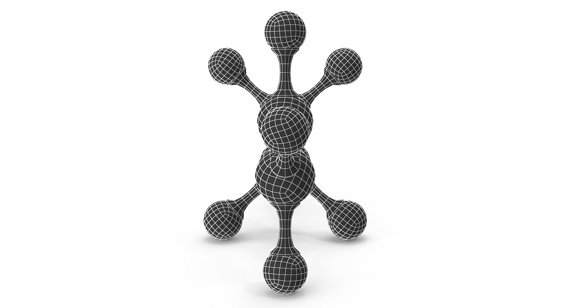 3D Butene Molecular Model - TurboSquid 1278504