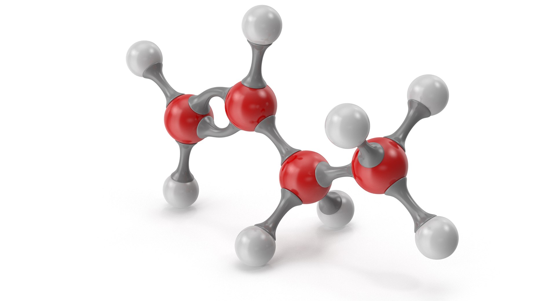 3D Butene Molecular Model - TurboSquid 1278504