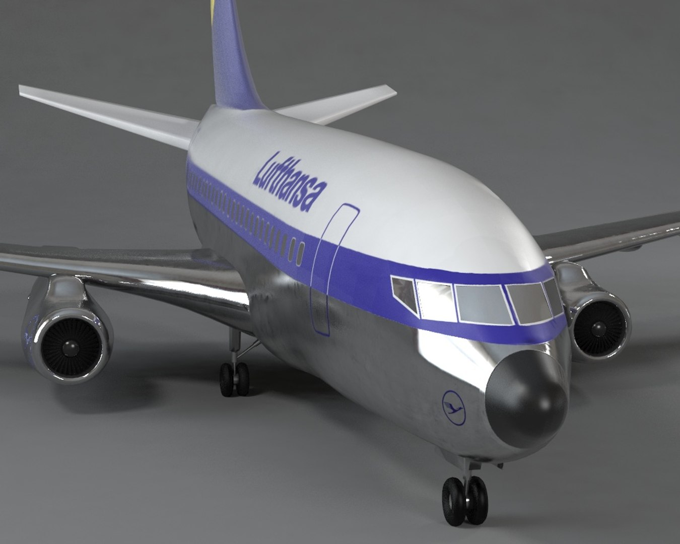 3d boeing 737 100 model
