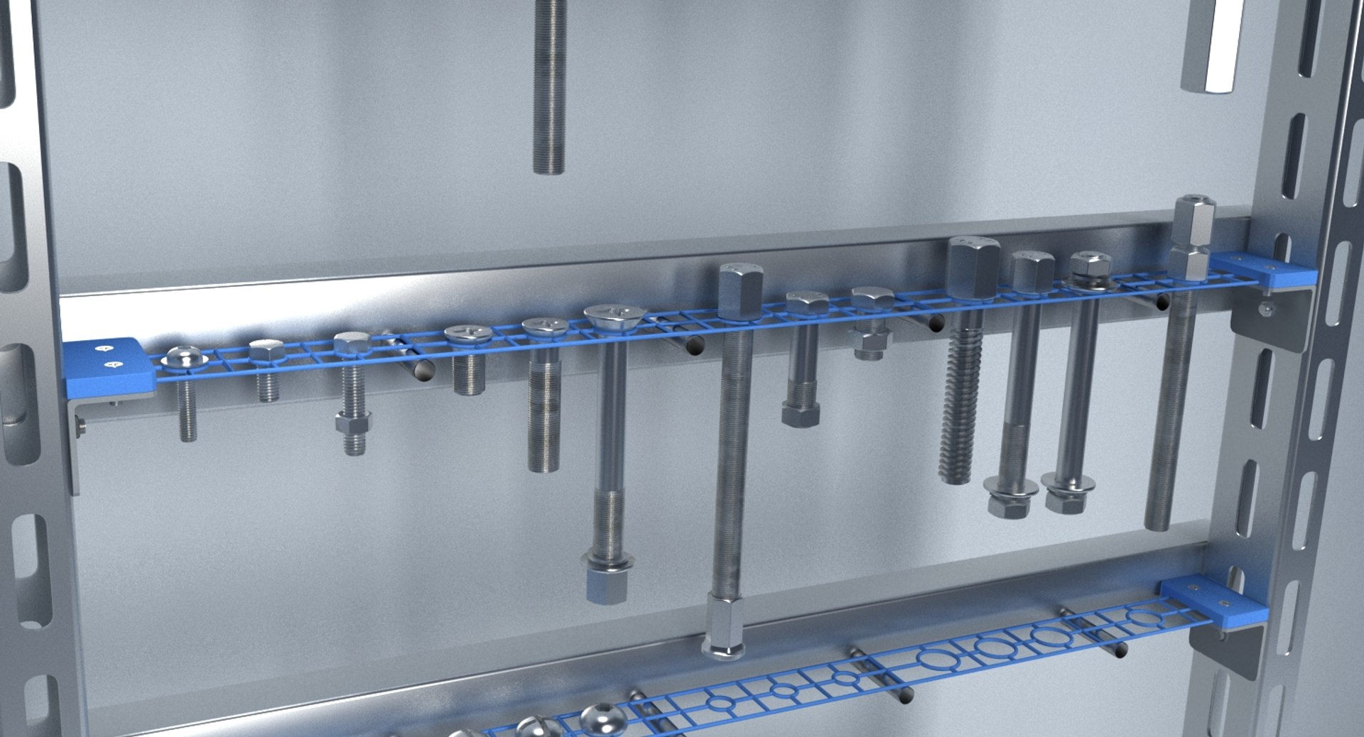 Bolts screws set 3D model - TurboSquid 1319031