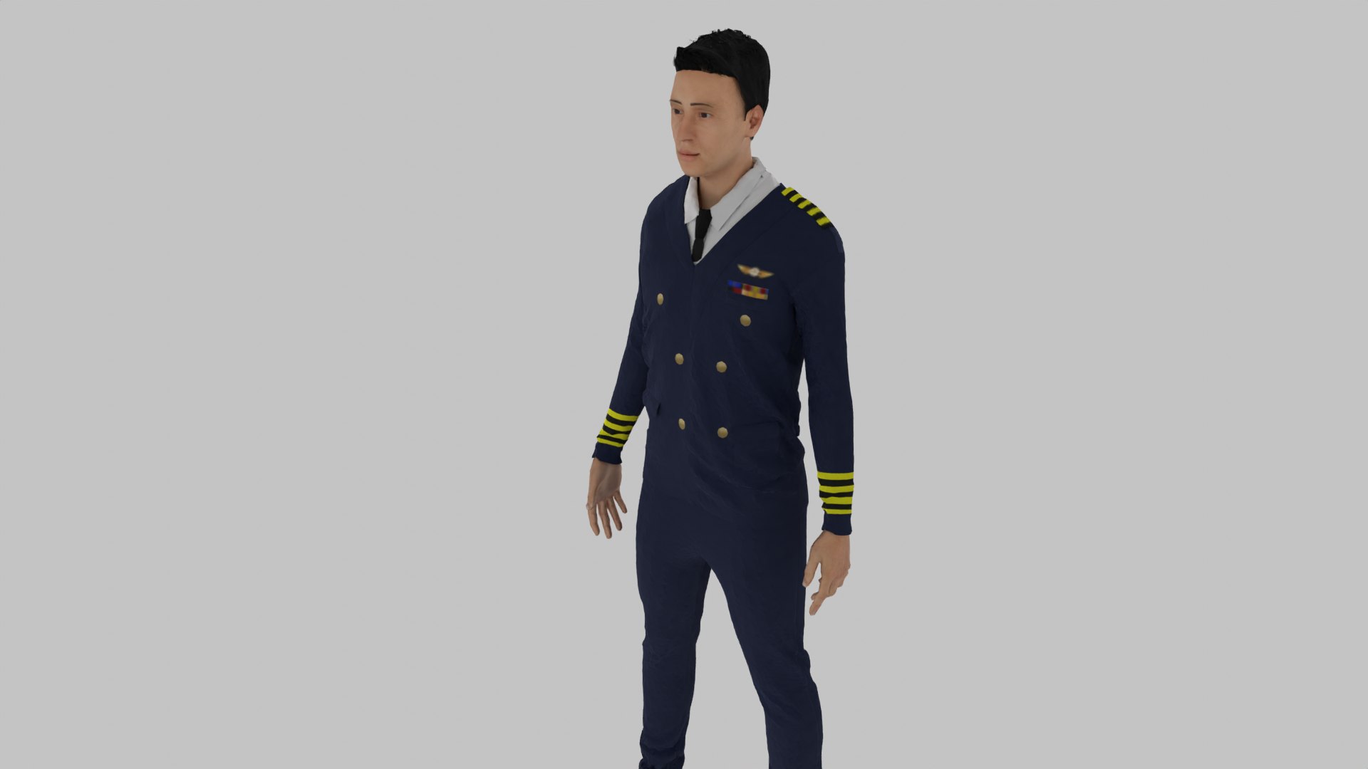 3D Pilot Model - TurboSquid 1971575