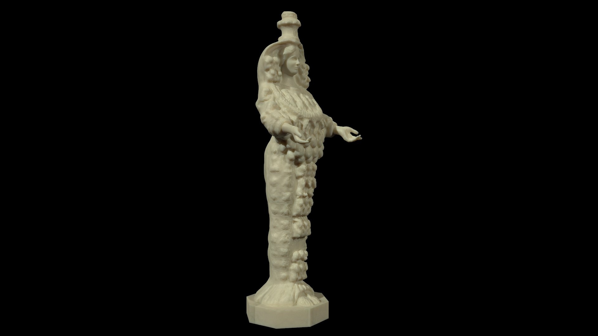 3D Artemis Statue Model - TurboSquid 1427268