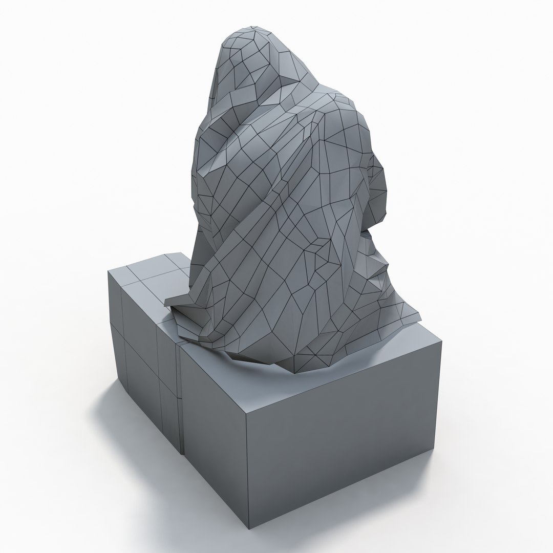 Statue Female 3d Obj