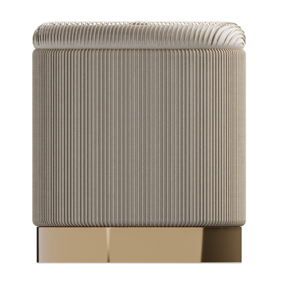 Stool Storage Ottoman 3D Model - TurboSquid 2189791