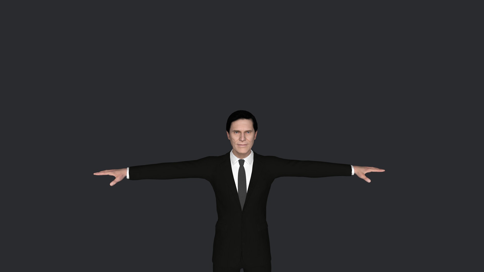 Willem Dafoe Hyper Realistic Full Body Fully Rigged 3D Character Model ...