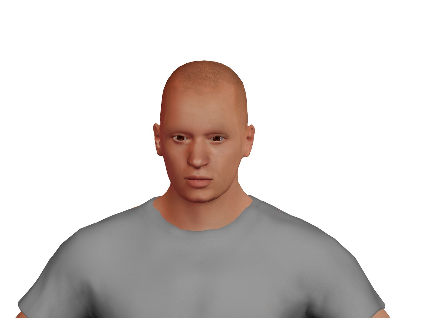 Free 3D Bald Man Model - TurboSquid 1485766