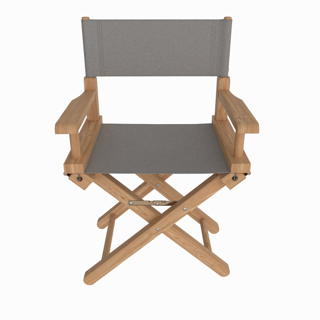 Wooden Directors Chair 3D Model - TurboSquid 1403880