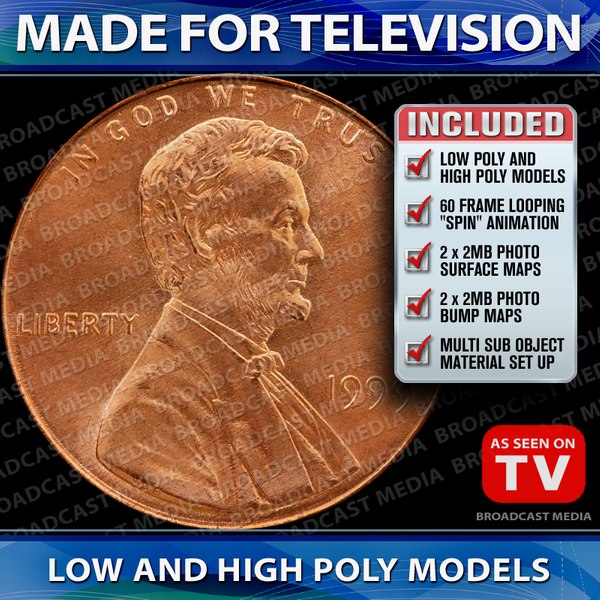 Penny 3D Models for Download | TurboSquid