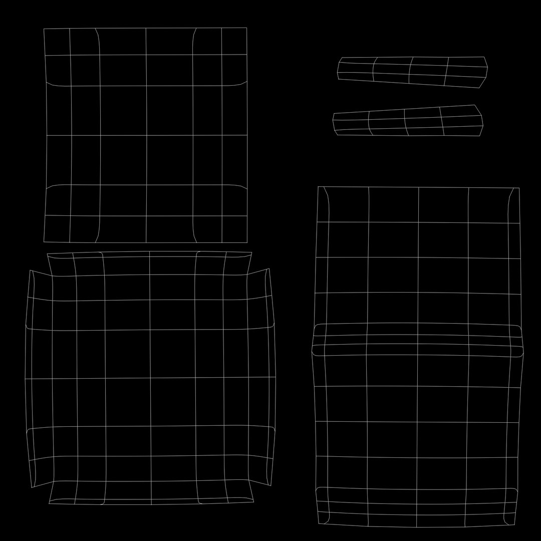 Garrison Arm Chair 3D Model - TurboSquid 2352771