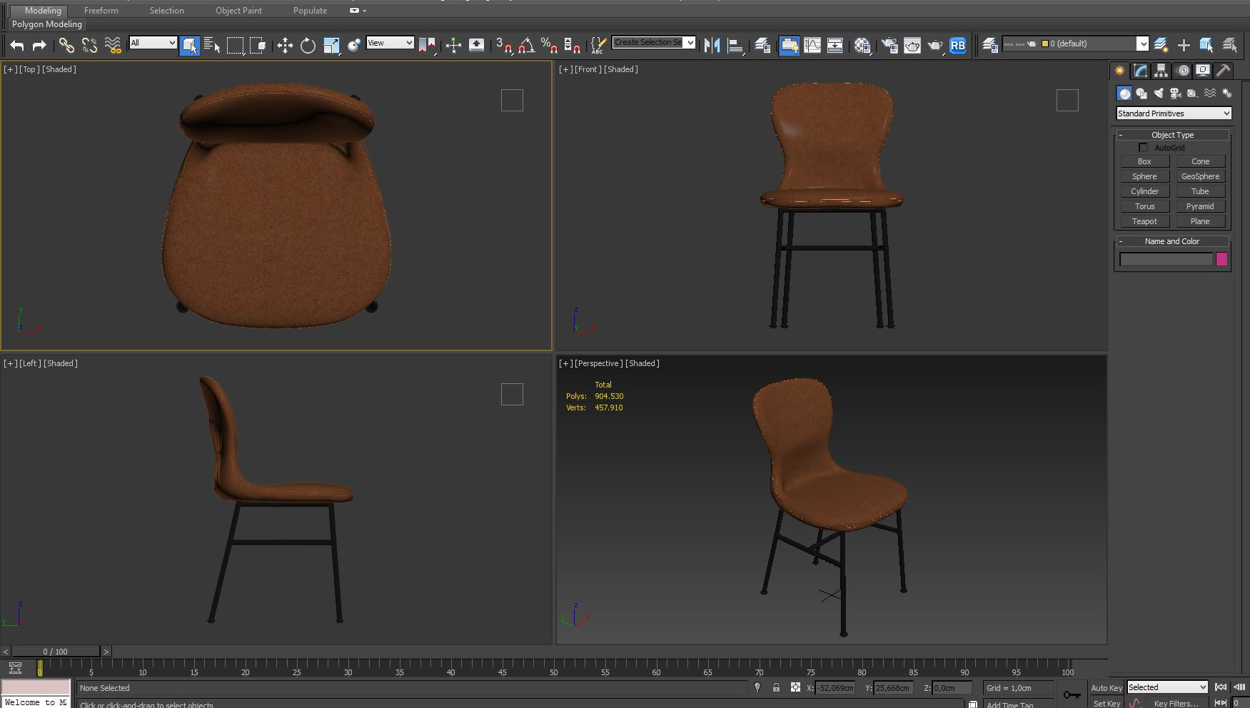 Fogia myko chair realistic 3D model - TurboSquid 1359797