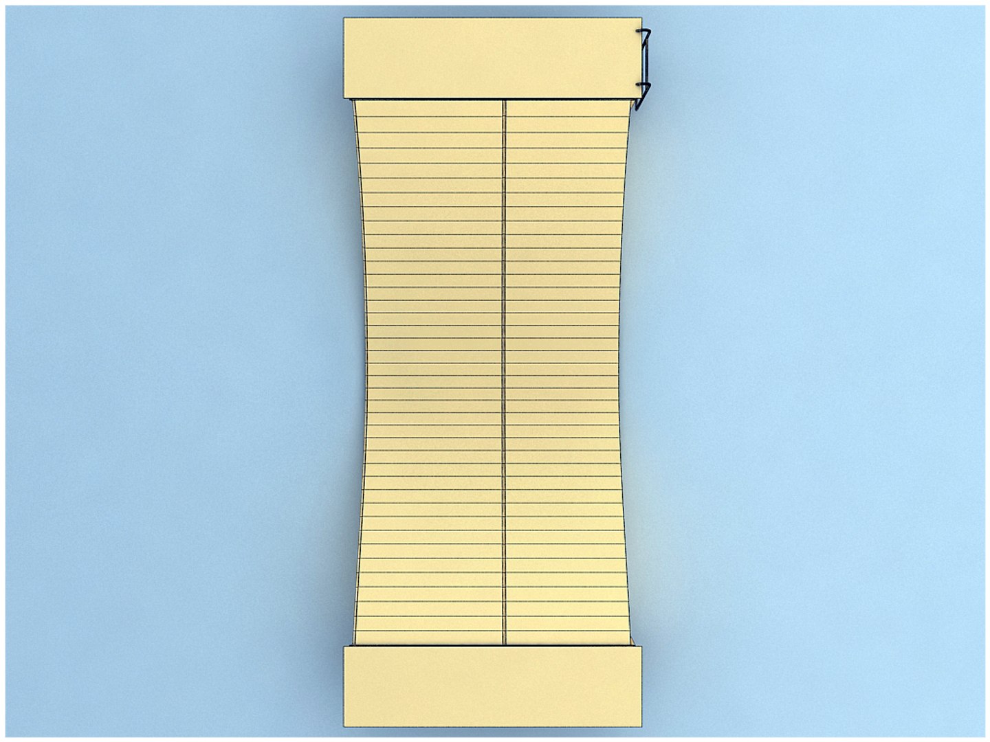 3d Model Skate Ramp - Half Pipe