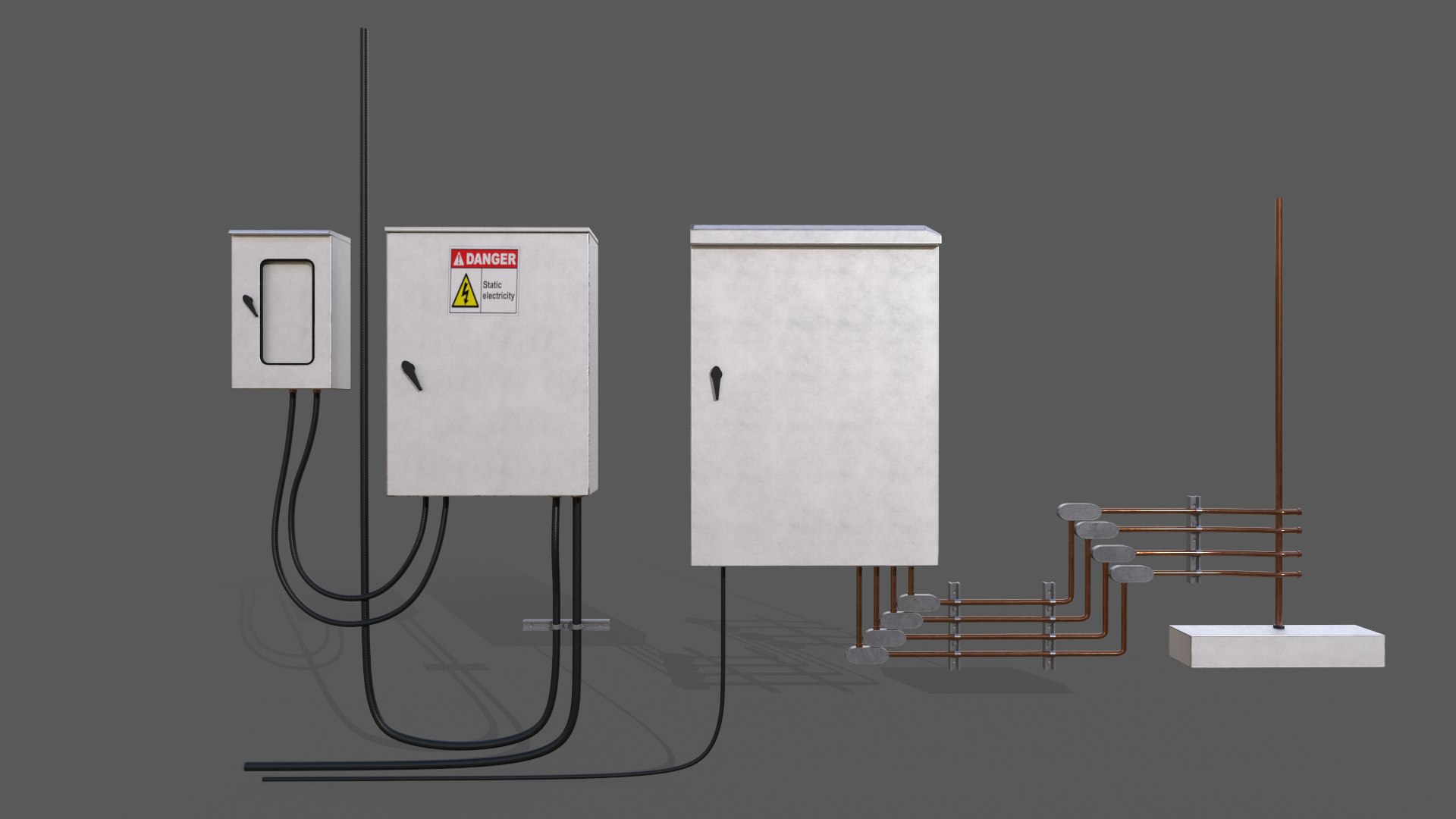 3D Model Electrical Power Box - TurboSquid 1746927