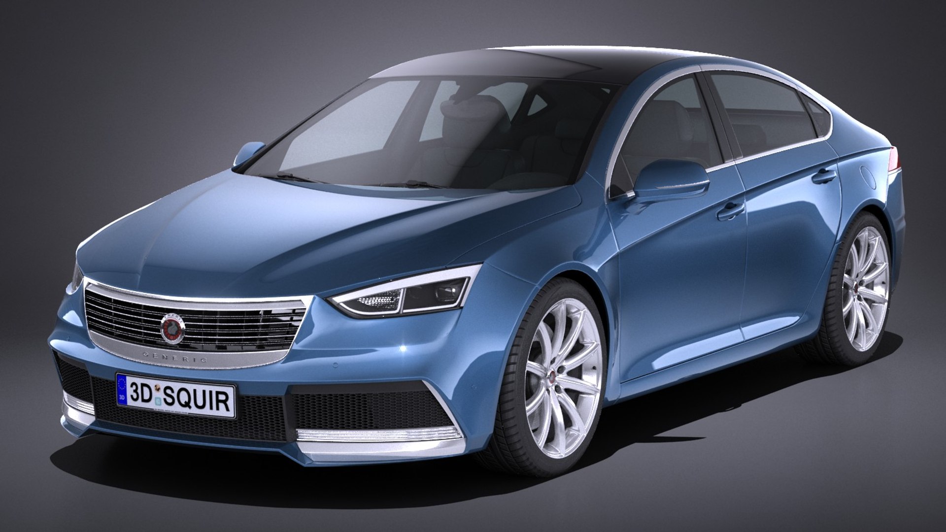 3D model generic sedan - TurboSquid 1156208