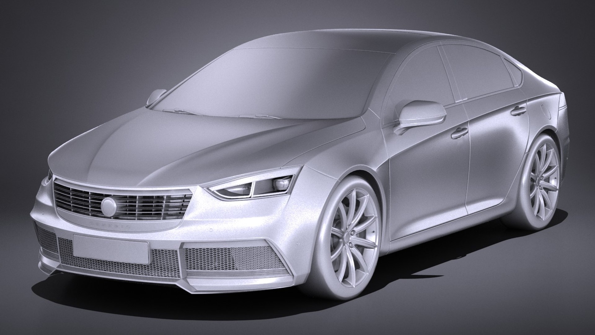3D model generic sedan - TurboSquid 1156208