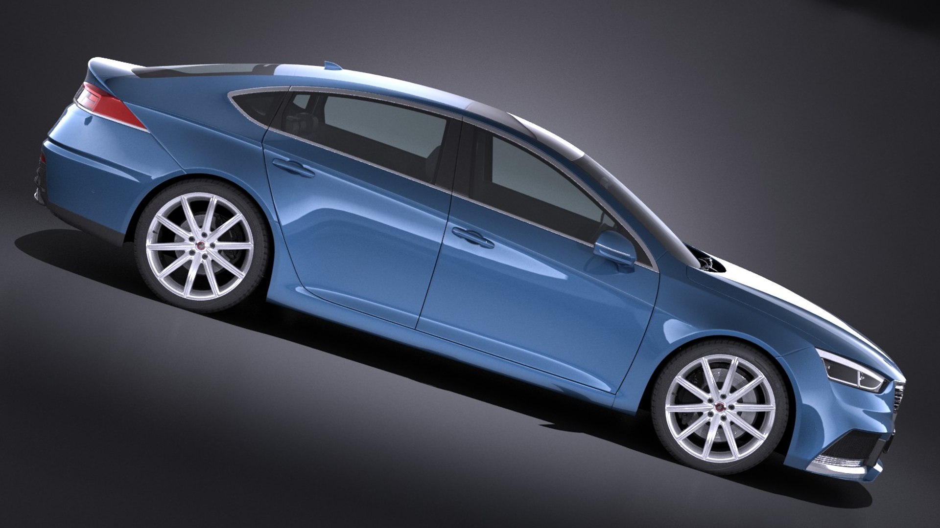 3D model generic sedan - TurboSquid 1156208