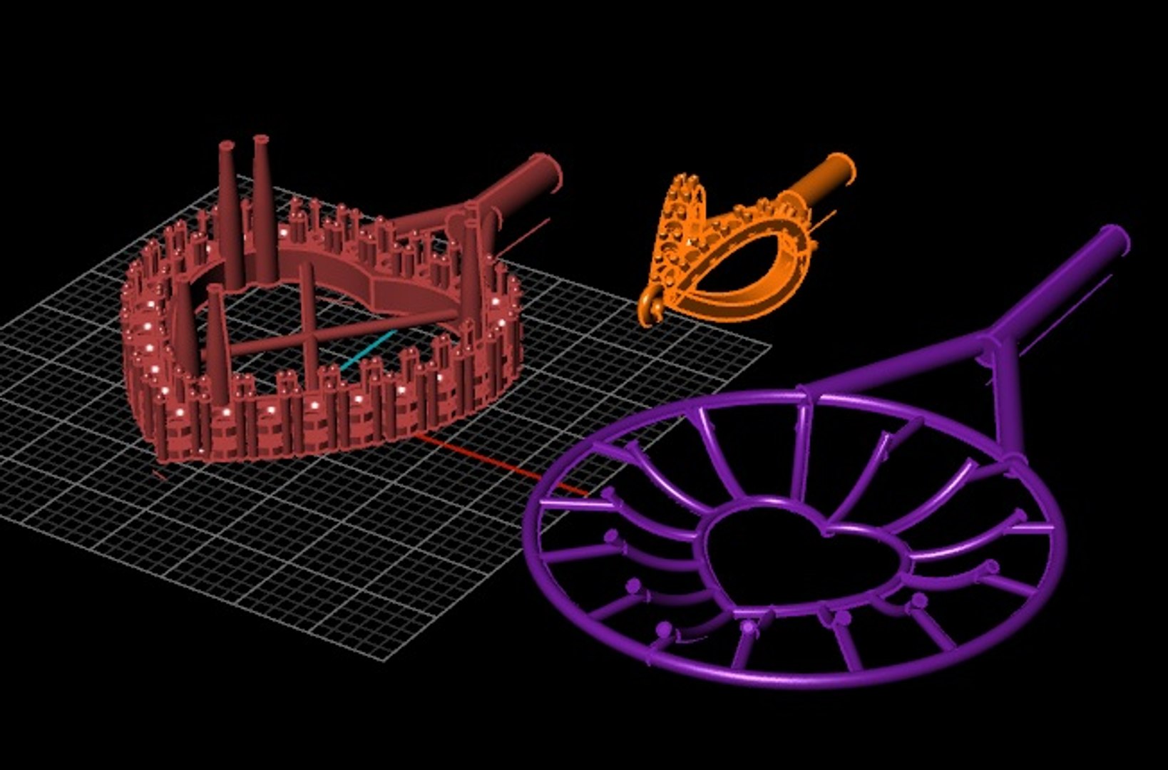 Pendant Gem Matrix 3D Model - TurboSquid 1228469