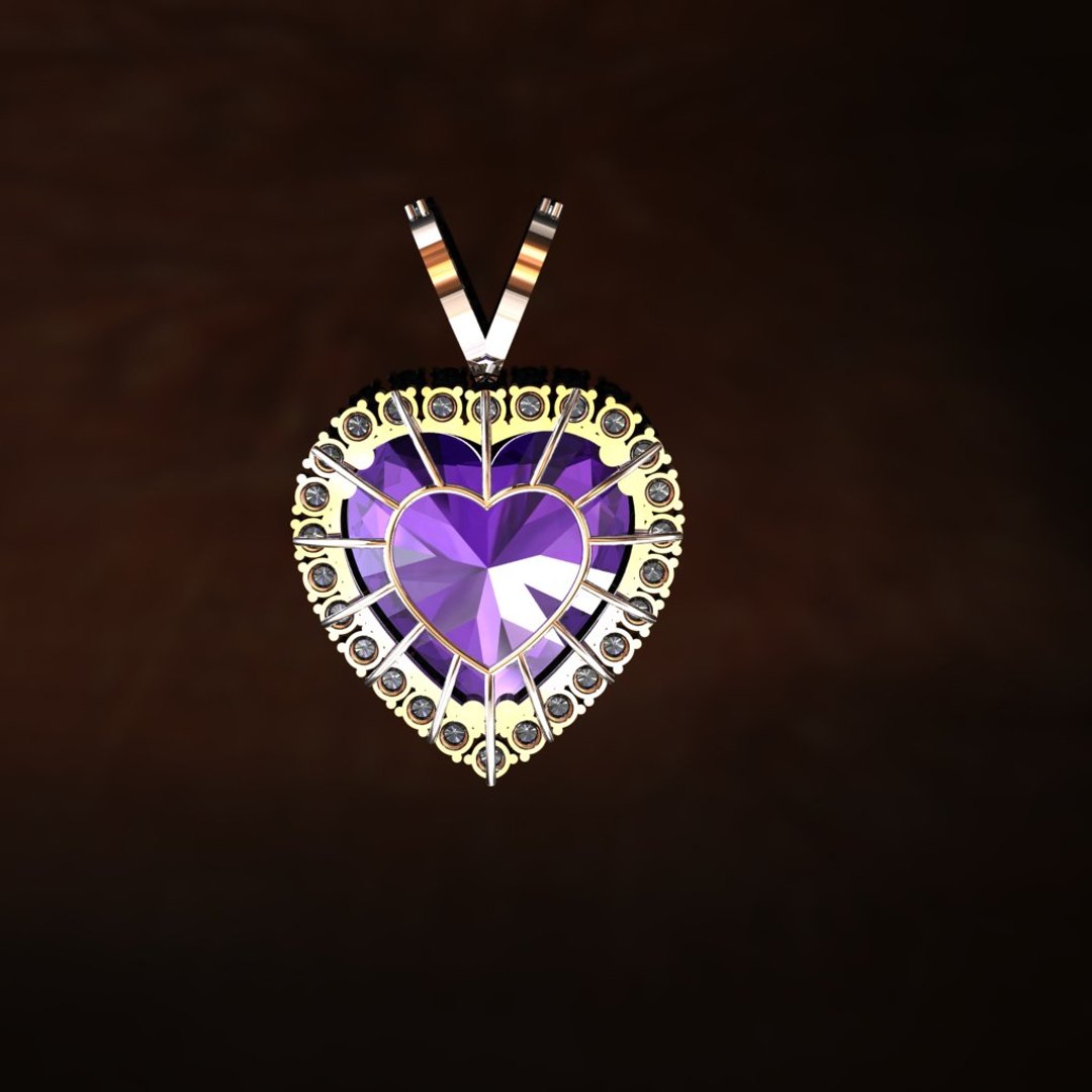 Pendant Gem Matrix 3D Model - TurboSquid 1228469