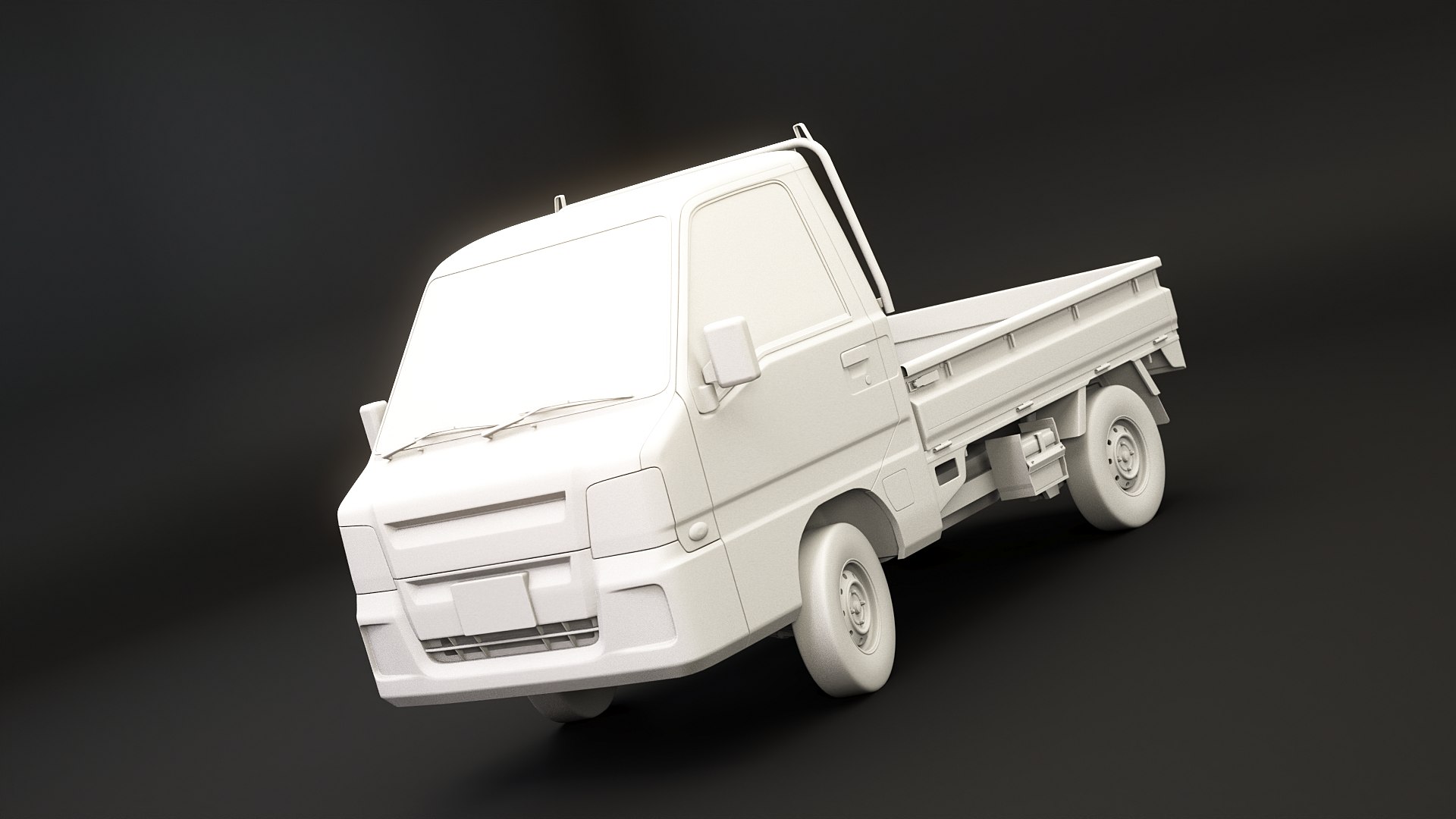 3D Subaru Sambar Kei Truck UT Model - TurboSquid 2251338
