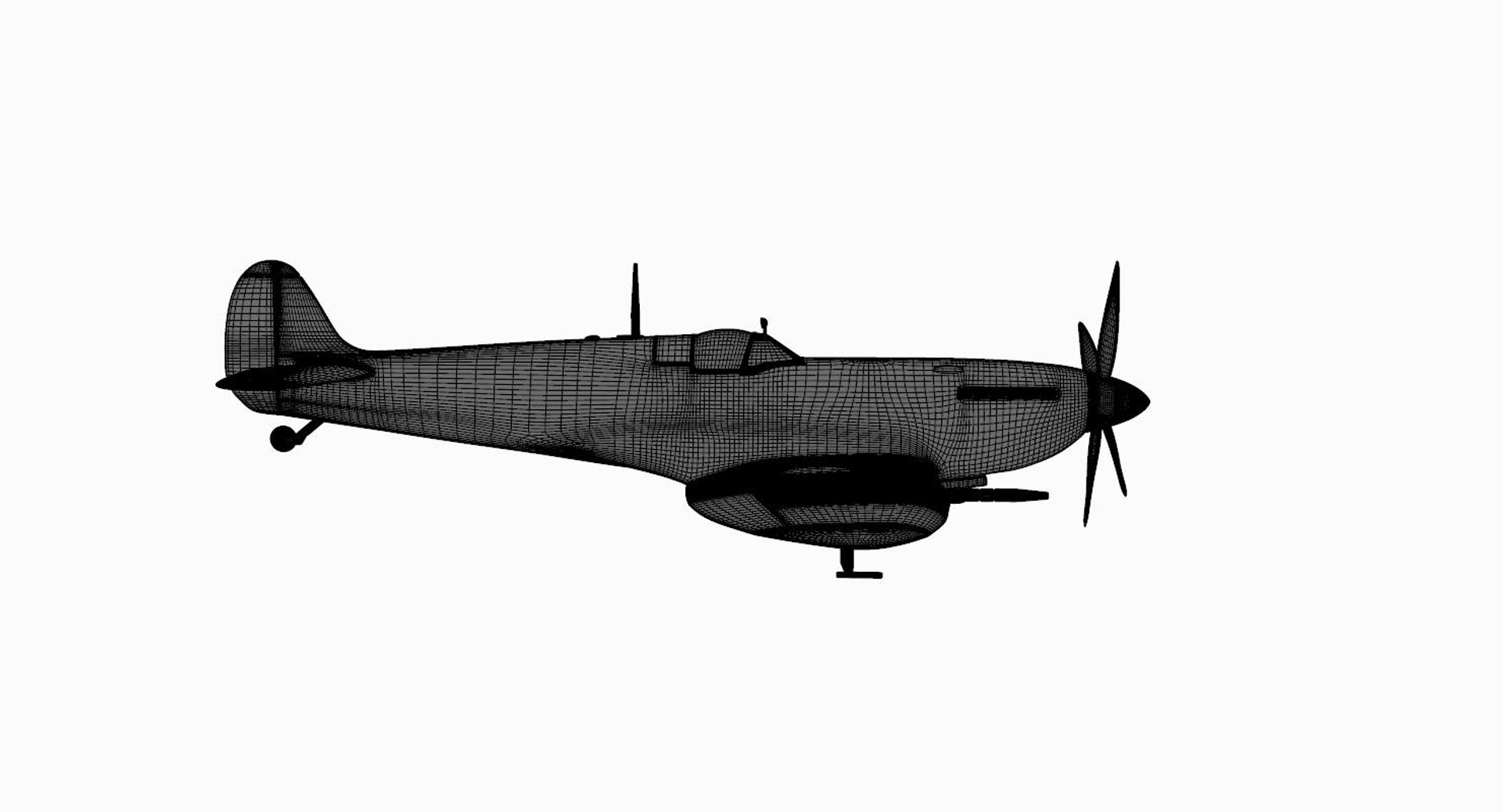 3d Model Supermarine Spitfire