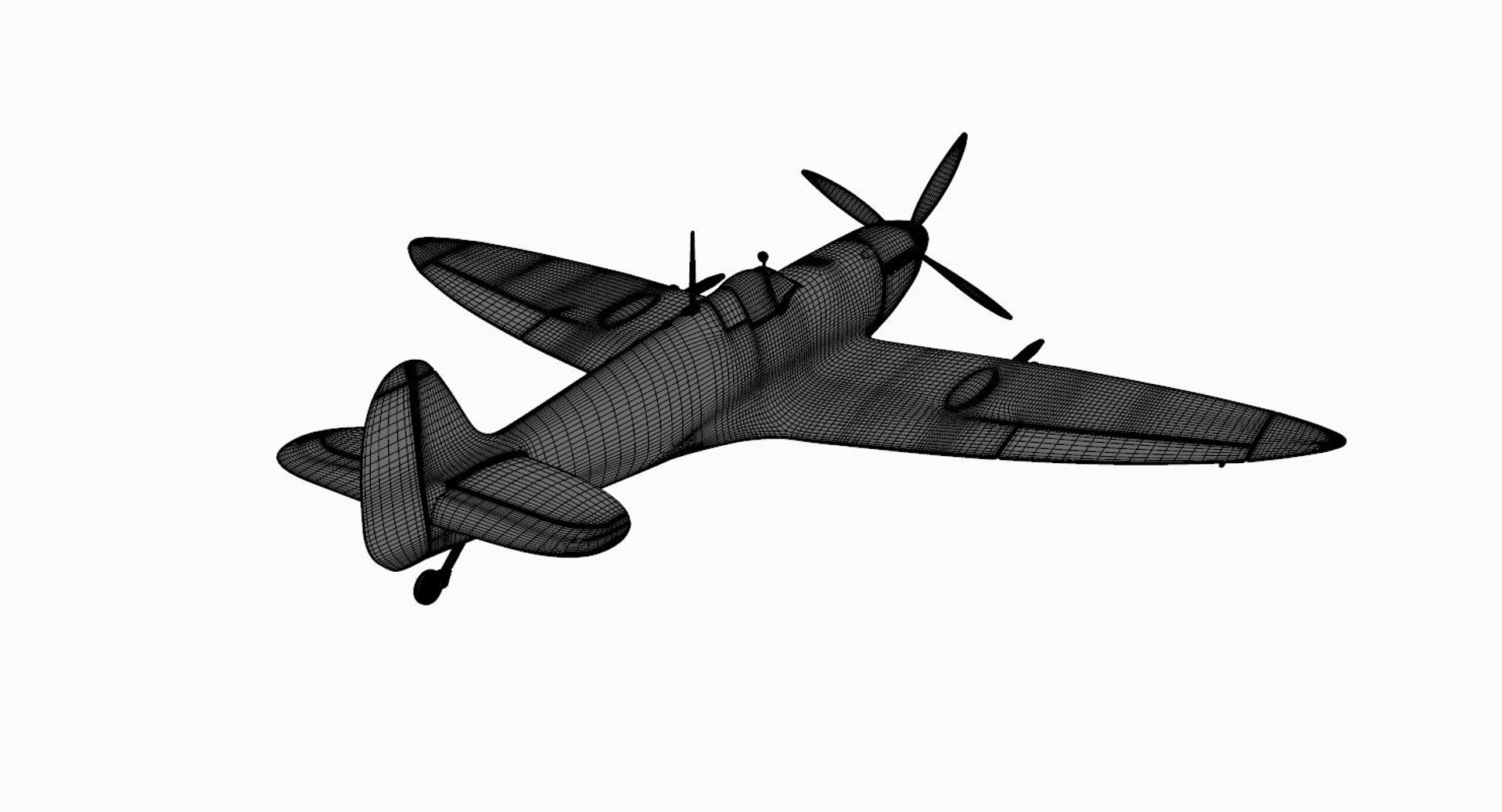 3d Model Supermarine Spitfire