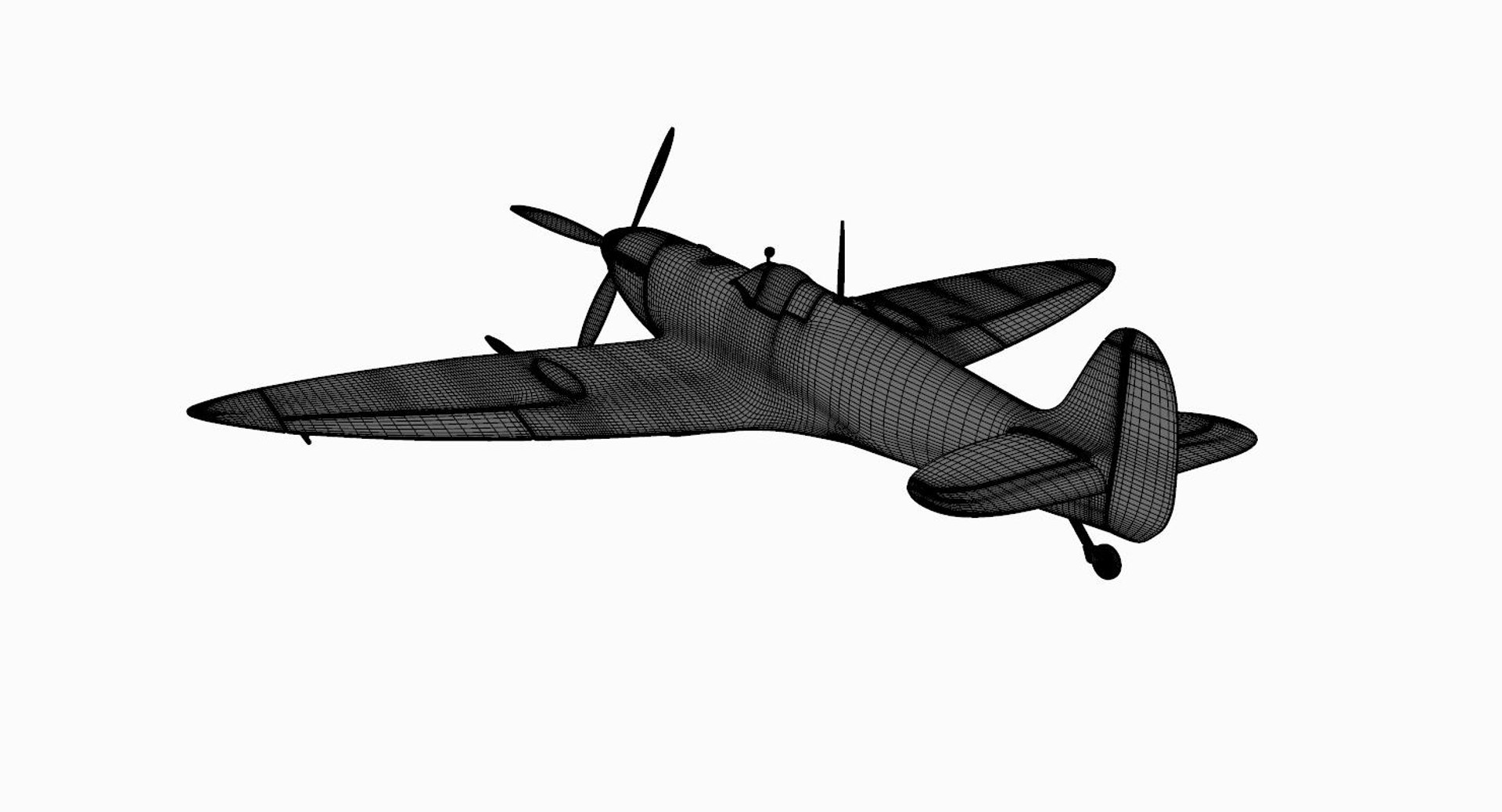 3d Model Supermarine Spitfire