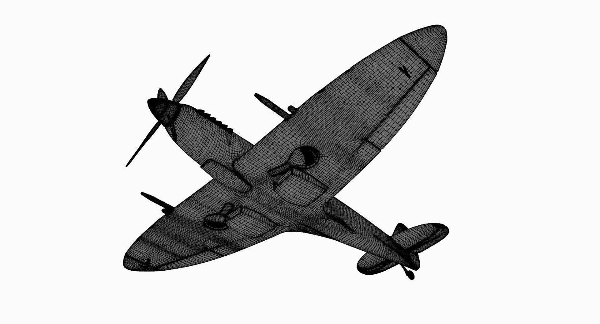 3d Model Supermarine Spitfire