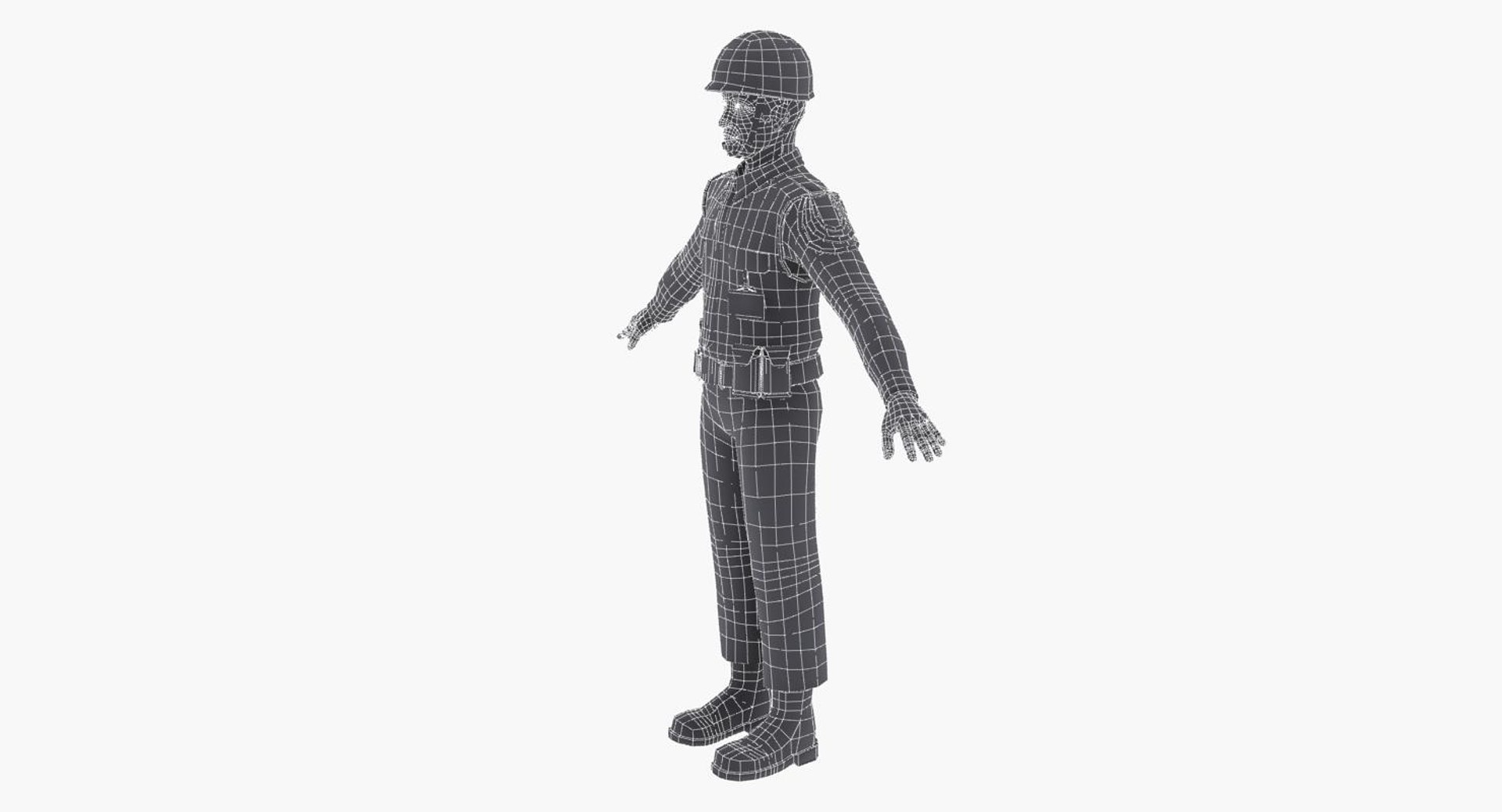 3d model force military
