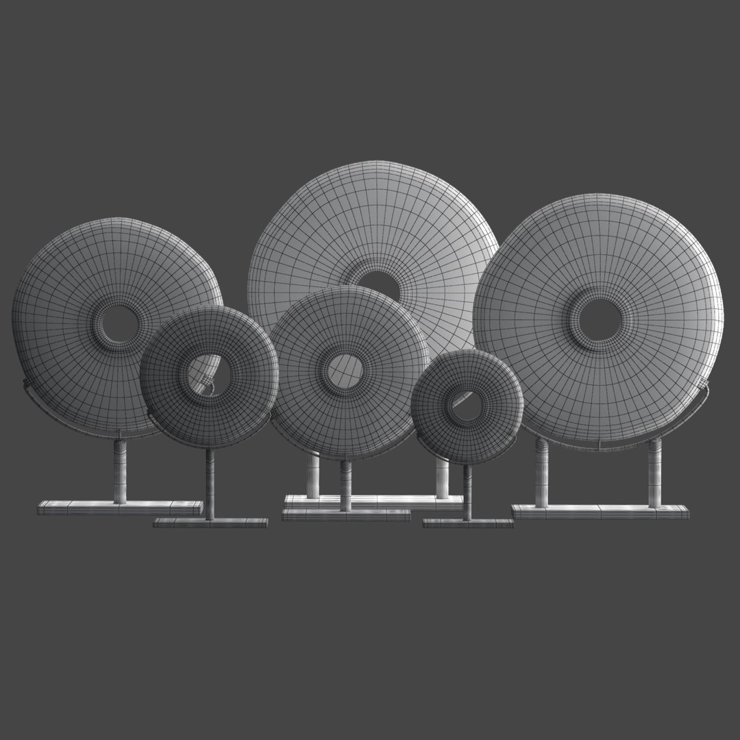 Indonesian Stone Currency Disks 3D - TurboSquid 1990541