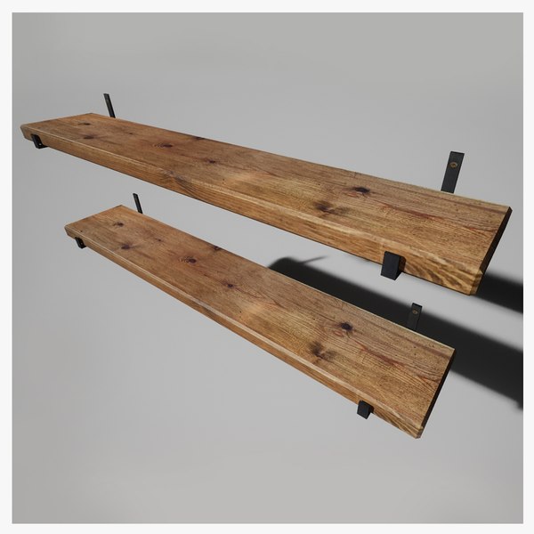 Wooden Shelf3D模型 - TurboSquid 1953125