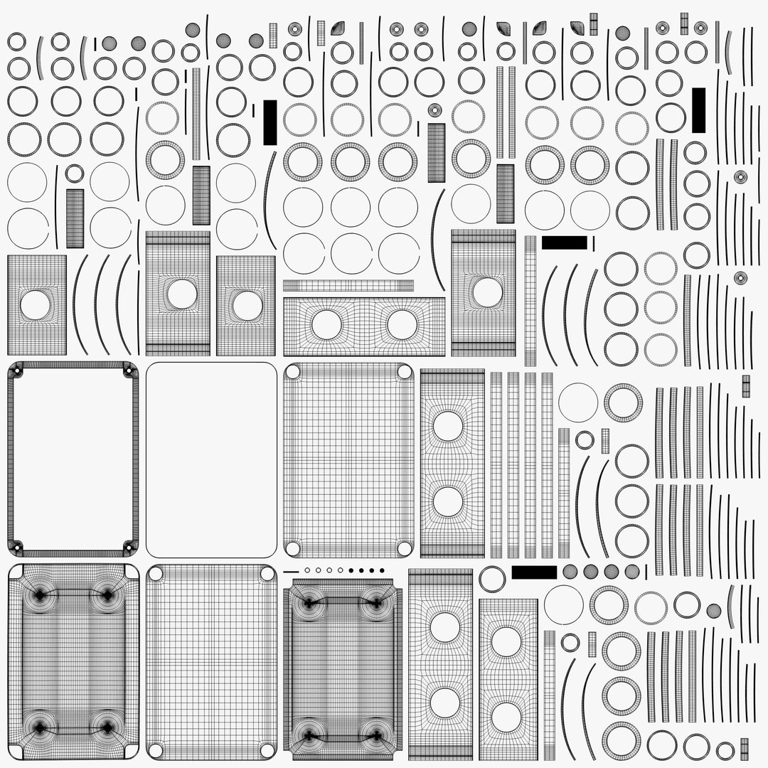 3D Rectangular Junction Box 1 Model - TurboSquid 1863327