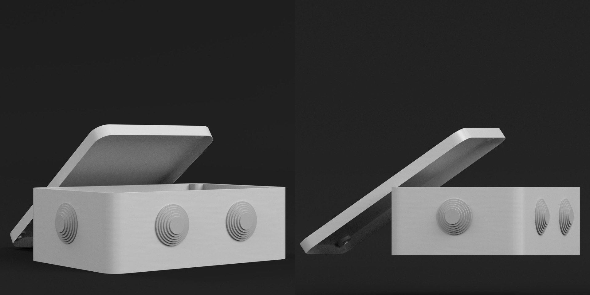 3D Rectangular Junction Box 1 Model - TurboSquid 1863327