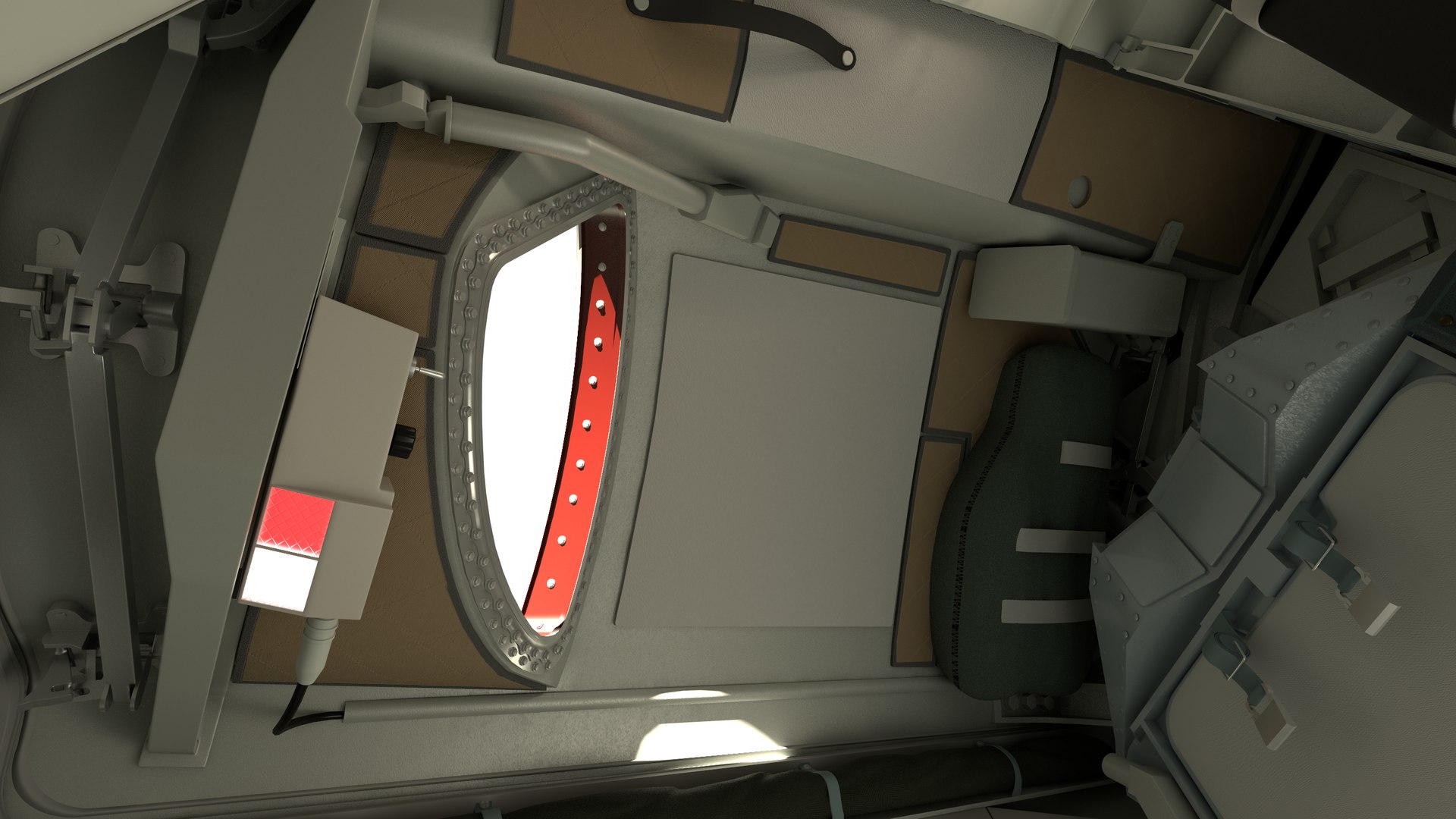 3D Gemini Capsule Interior Model - TurboSquid 1381080