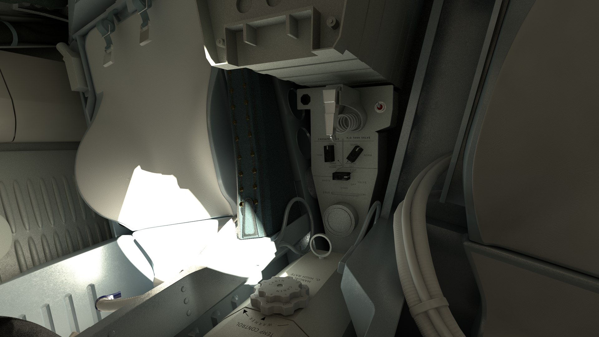 3D Gemini Capsule Interior Model - TurboSquid 1381080