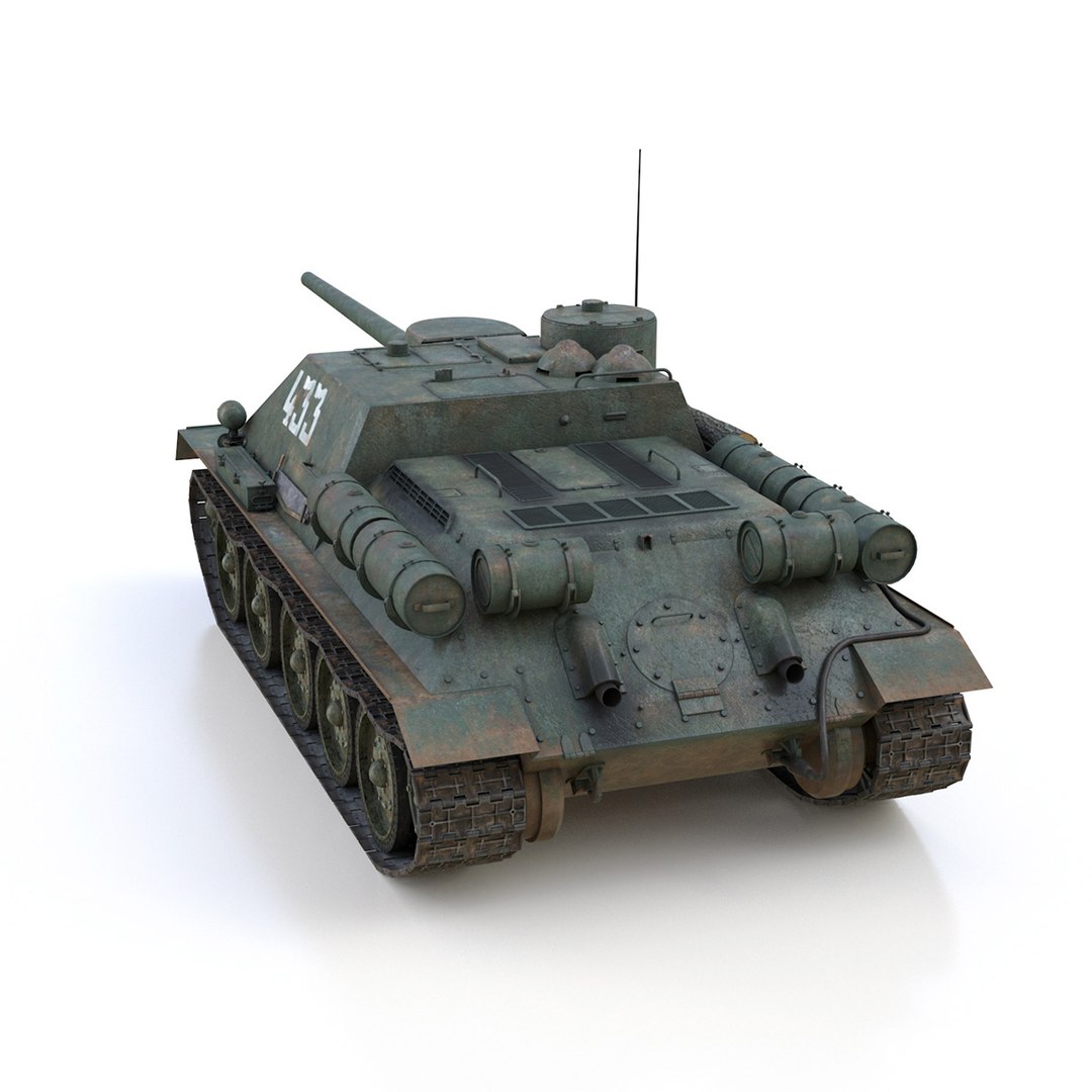Su-100 - Tank 3D Model - TurboSquid 1485716